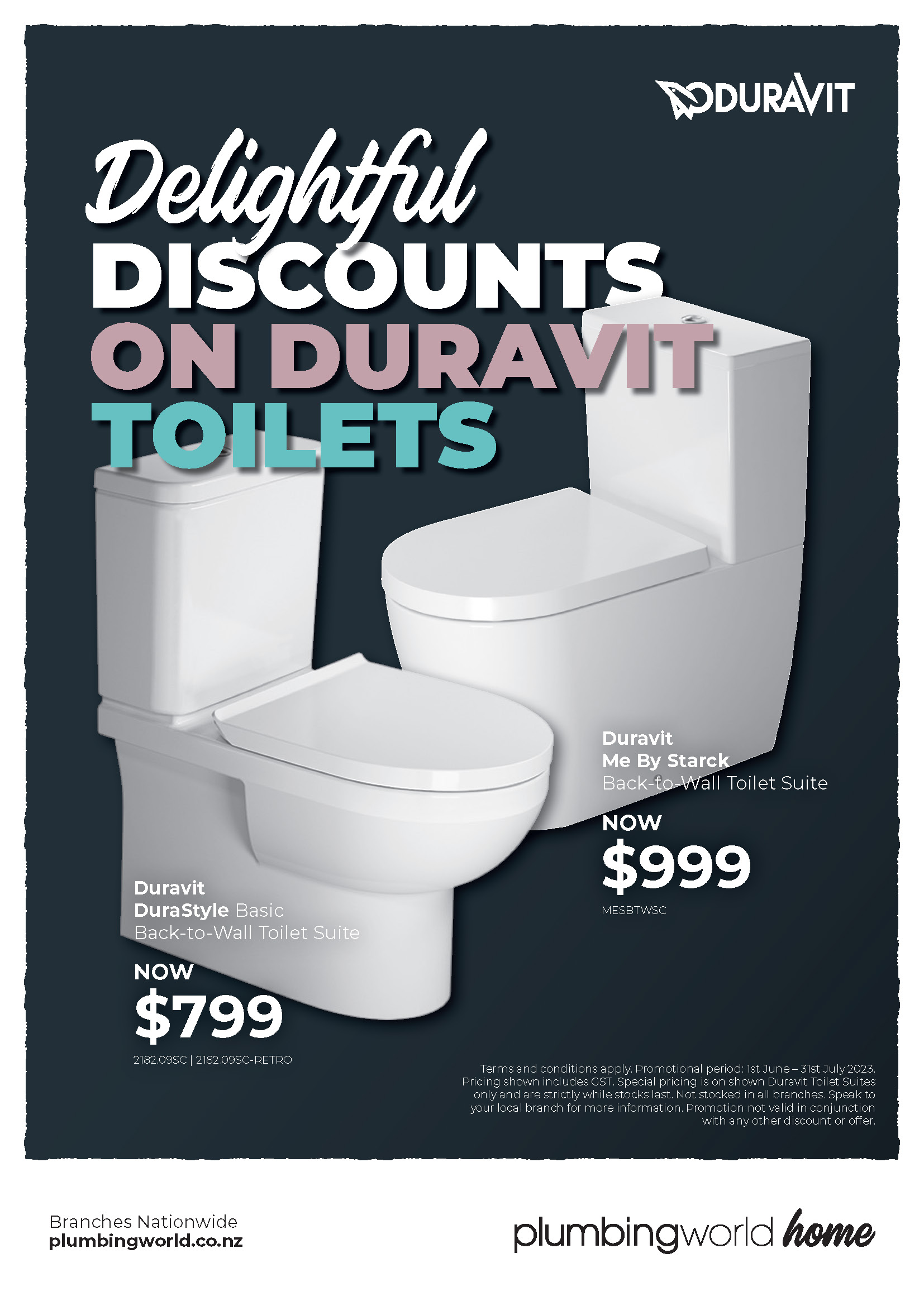 Shop the Latest Toilet Suites at Plumbing World - Duravit DuraStyle ...