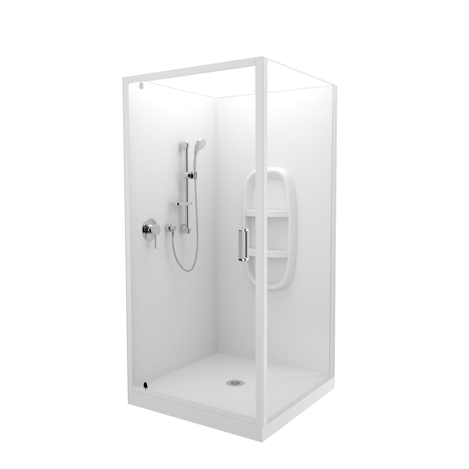 LeVivi Showers - LeVivi Cabris 900mm Square Shower Enclosure Moulded ...