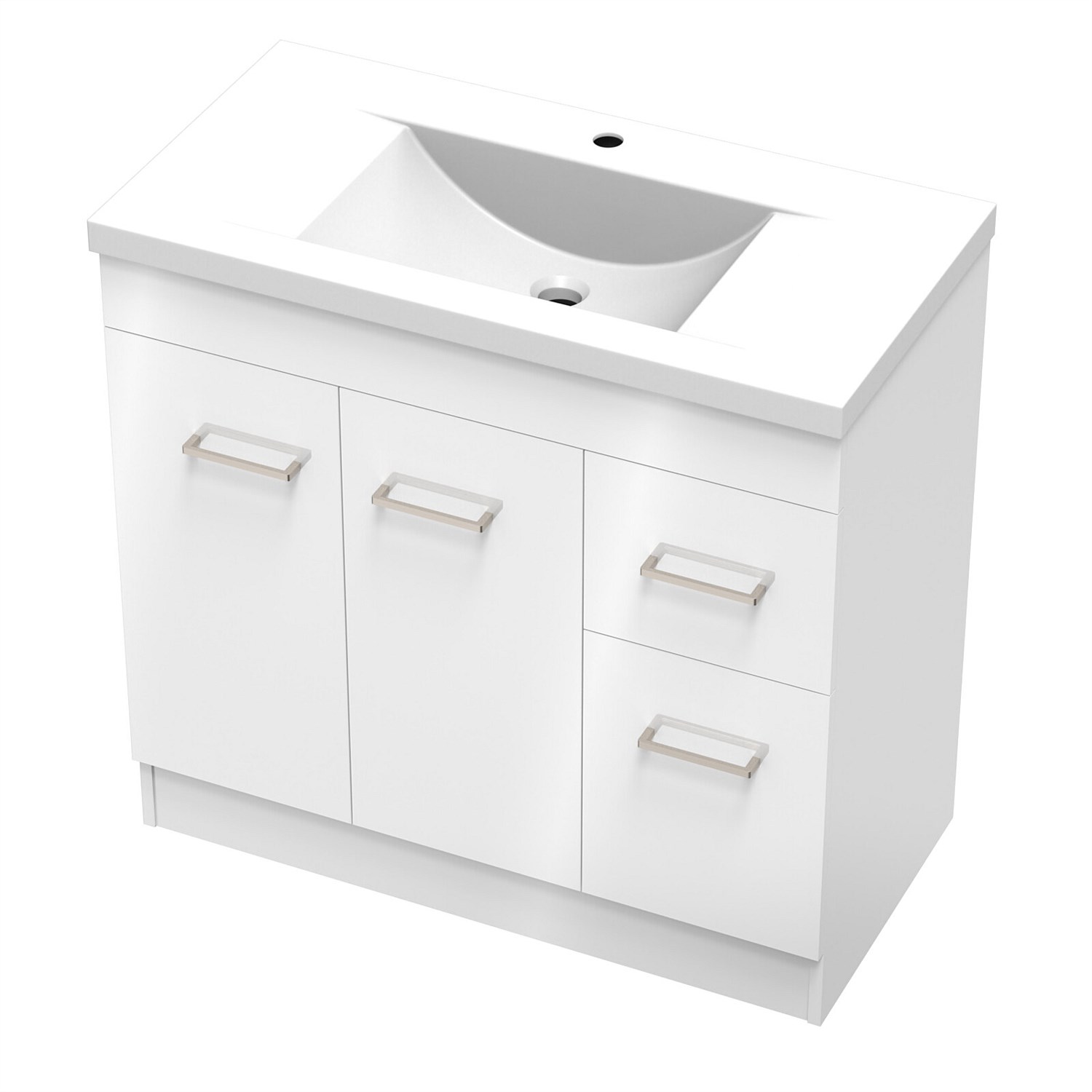 Vanities and Storage - Clearlite Norfolk 900mm Floor-standing Vanity