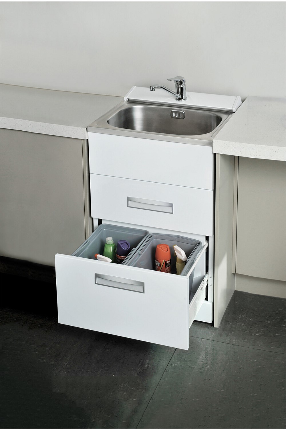 LeVivi Hub Tub 560mm Drawer Laundry Tub
