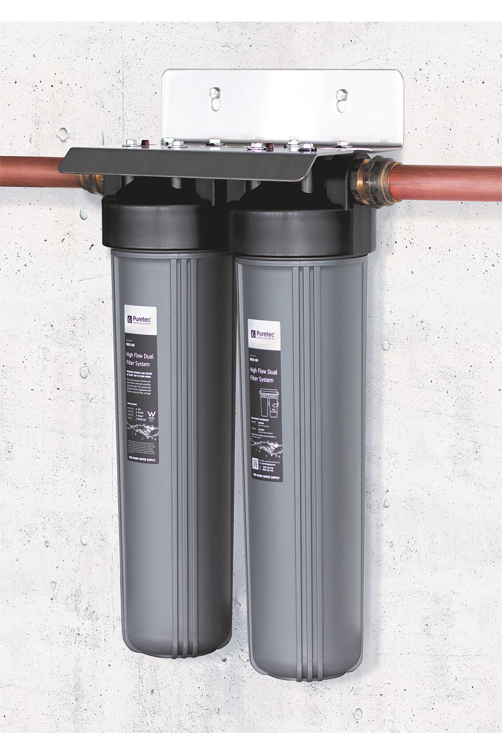 Plumbing World | Kitchen Products - Puretec WH2 Series Whole House Dual ...