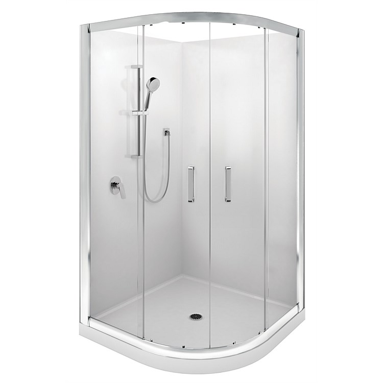 LeVivi - LeVivi Cabris 1000mm Round Shower Enclosure Polished