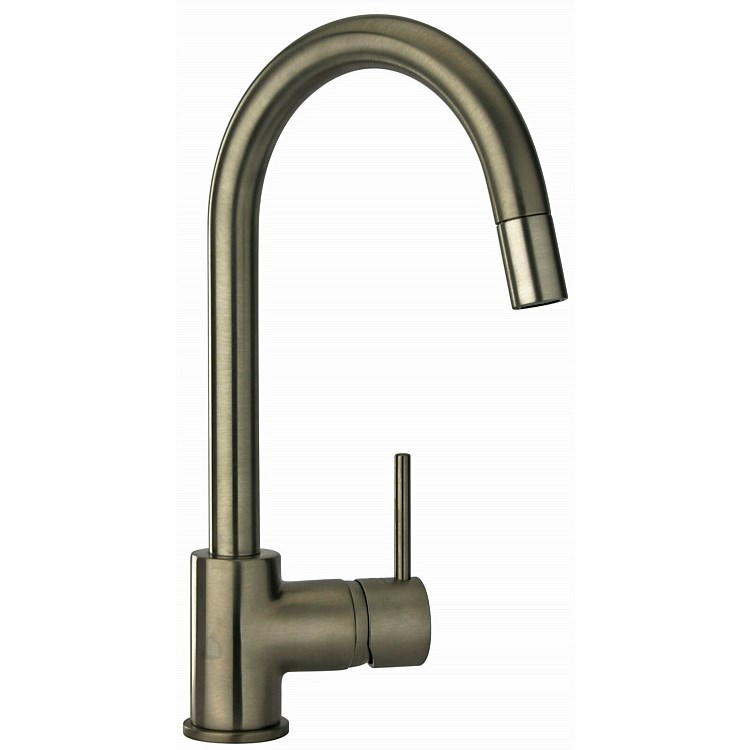 Paini - Paini Cox Pull-Out Hand Spray Sink Mixer Brushed Nickel