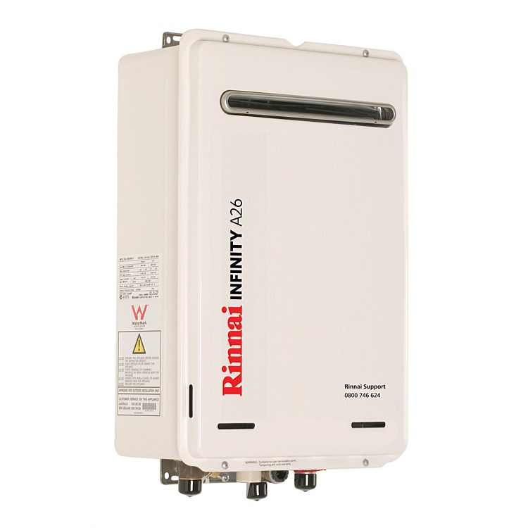 Instant - Rinnai Infinity® 26L LPG A Series Continuous Flow Water Heater