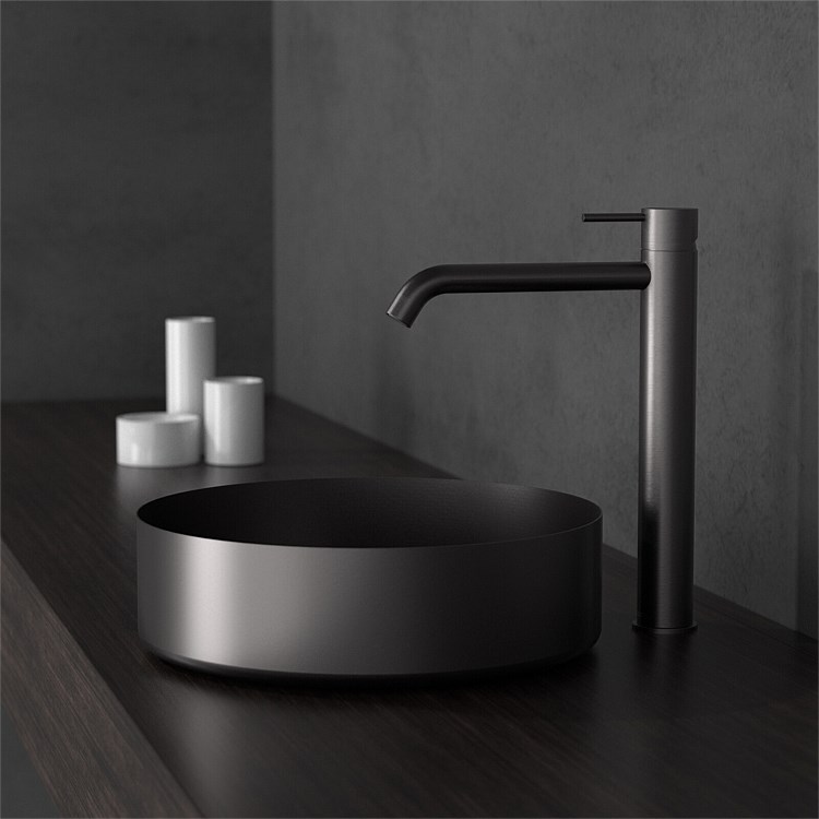Basins | Plumbing World - Plumbline Oli Round Stainless Steel Vessel ...